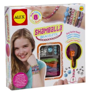 alex diy wear shamballa bracelets kids art and craft activity