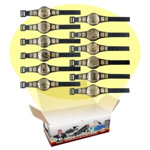 Complete Set of 24 Wrestling Figure Championship Belts for Wrestling Action Figures [Series 1 & 2]