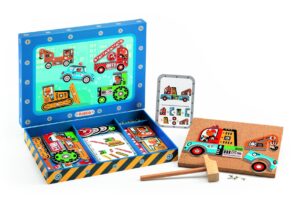 djeco tap tap game vehicles