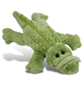 dollibu alligator plush - super soft stuffed animal alligator toy, cute wild life green plush alligator, adorable huggers plush alligator stuffed toy for baby, kids, and adults - 11.5 inches