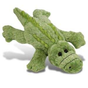 DolliBu Alligator Plush - Super Soft Stuffed Animal Alligator Toy, Cute Wild Life Green Plush Alligator, Adorable Huggers Plush Alligator Stuffed Toy for Baby, Kids, and Adults - 11.5 Inches