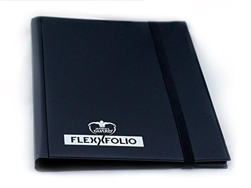 Ultimate Guard Flexxfolio | Trading Card Binder with 9 Side-Loading Pockets per Page | Up to 360 Cards | Black, Sturdy Card Collection Album designed for Double-Sleeved TCG Cards