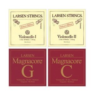 larsen magnacore soloist 4/4 cello string set - medium