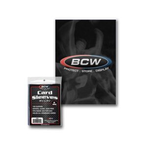 BCW Card Sleeves, 2 5/8 x 3 5/8"