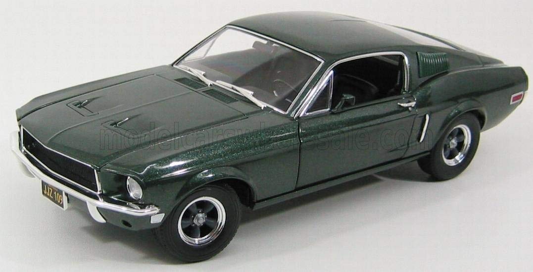 Greenlight 12822 Steve McQueen Bullitt 1968 Ford Mustang GT Hard Top 1/18 Scale Diecast