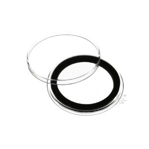 10 black ring type 38mm air tite coin holders for silver dollars