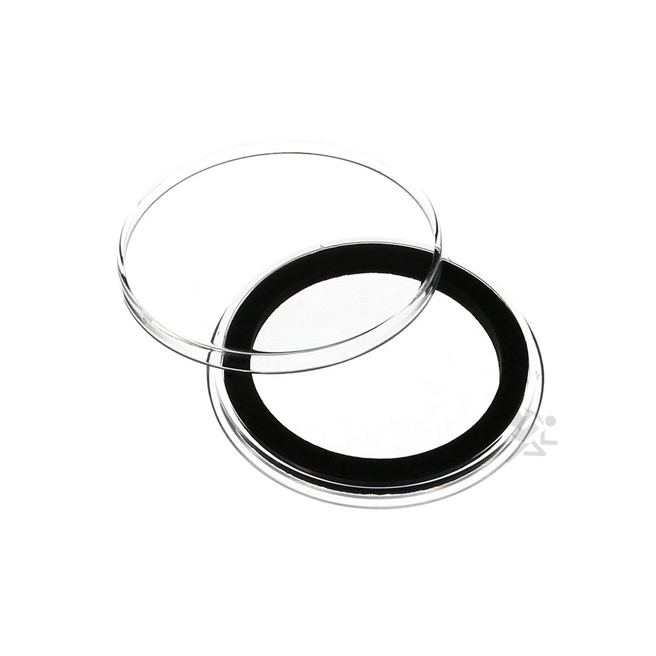 10 Black Ring Type 38mm Air Tite Coin Holders for Silver Dollars