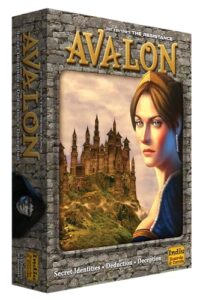 the resistance: avalon card game - thrilling social deduction board game - quick strategy & deception for 5-10 players - ages 13+ - 30 minute play time - by indie boards & cards