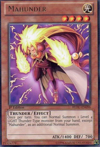 Yu-Gi-Oh! - Mahunder (REDU-EN096) - Return of The Duelist - Unlimited Edition - Rare