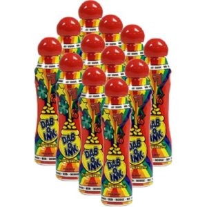 dab-o-ink one dozen 3oz red bingo dauber