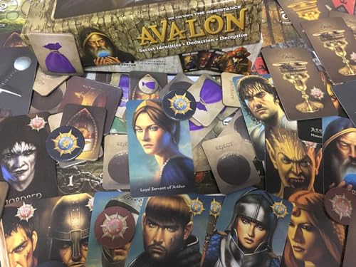 The Resistance: Avalon Card Game - Thrilling Social Deduction Board Game - Quick Strategy & Deception for 5-10 Players - Ages 13+ - 30 Minute Play Time - By Indie Boards & Cards