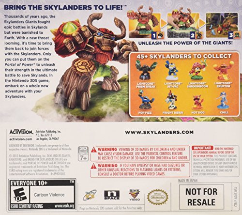 Skylanders Giants (GAME ONLY) for the Nintendo 3DS