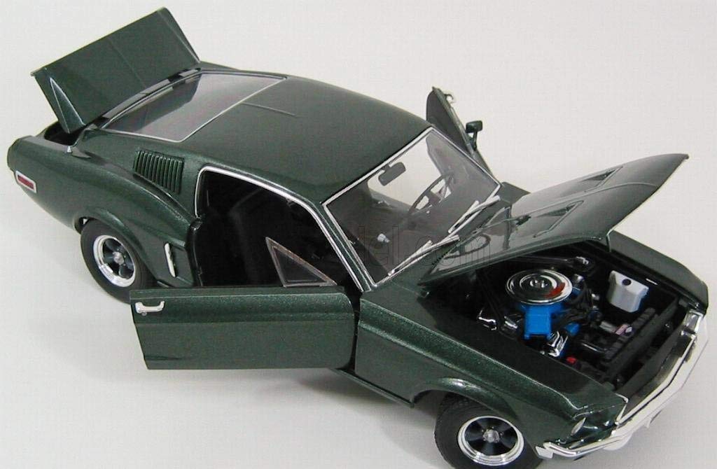 Greenlight 12822 Steve McQueen Bullitt 1968 Ford Mustang GT Hard Top 1/18 Scale Diecast