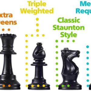 Wholesale Chess Heavy Tournament Triple Weighted Chess Pieces