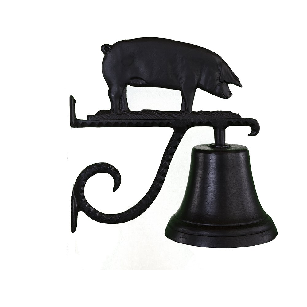 Montague Metal Products Cast Bell with Black Pig