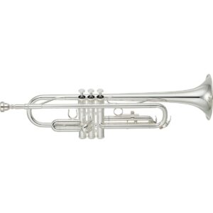 yamaha trumpet bb ytr 2330s standard silver with "semi-hard case"