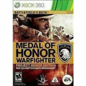 medal of honor warfighter project honor edition (xbox 360) plus walmart exclusive documentary battlefield 4 beta