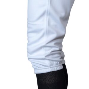 Rawlings | Boy's Fitted Baseball Pants | White | X-Large