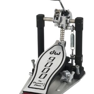 Drum Workshop, Inc. DWCP9000 Single Bass Pedal w/Bag,Silver