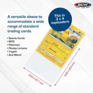 BCW Card Sleeves, 2 5/8 x 3 5/8"