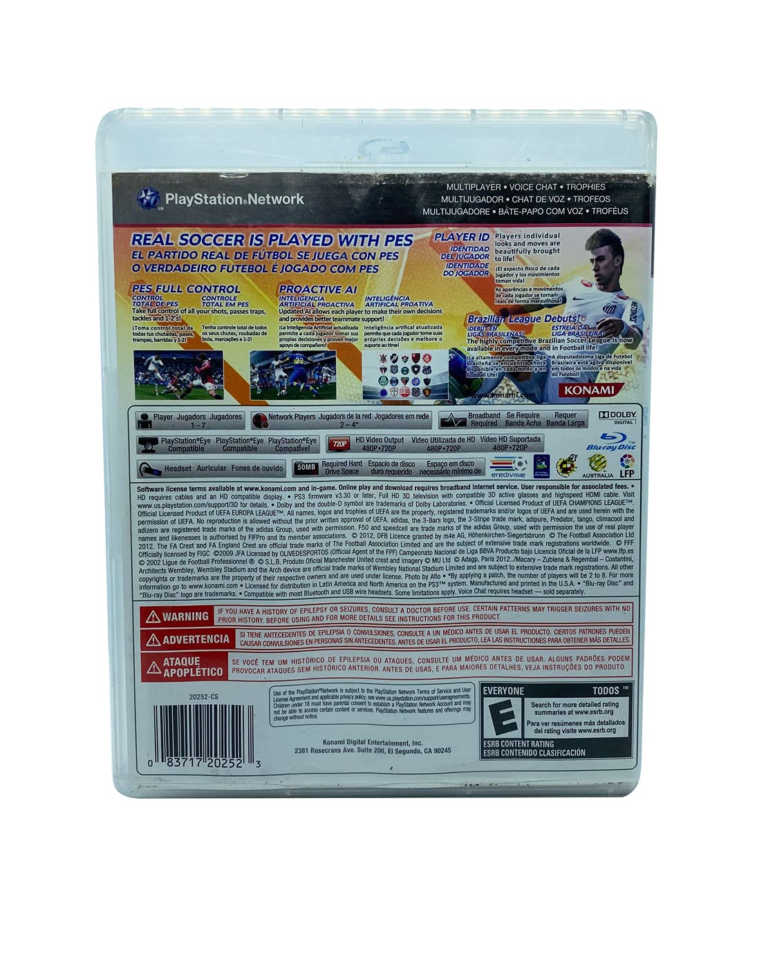 Pro Evolution Soccer 2013 - PES 2013 (Em Portugues do Brasil) (Region Free) [Import Brazil]