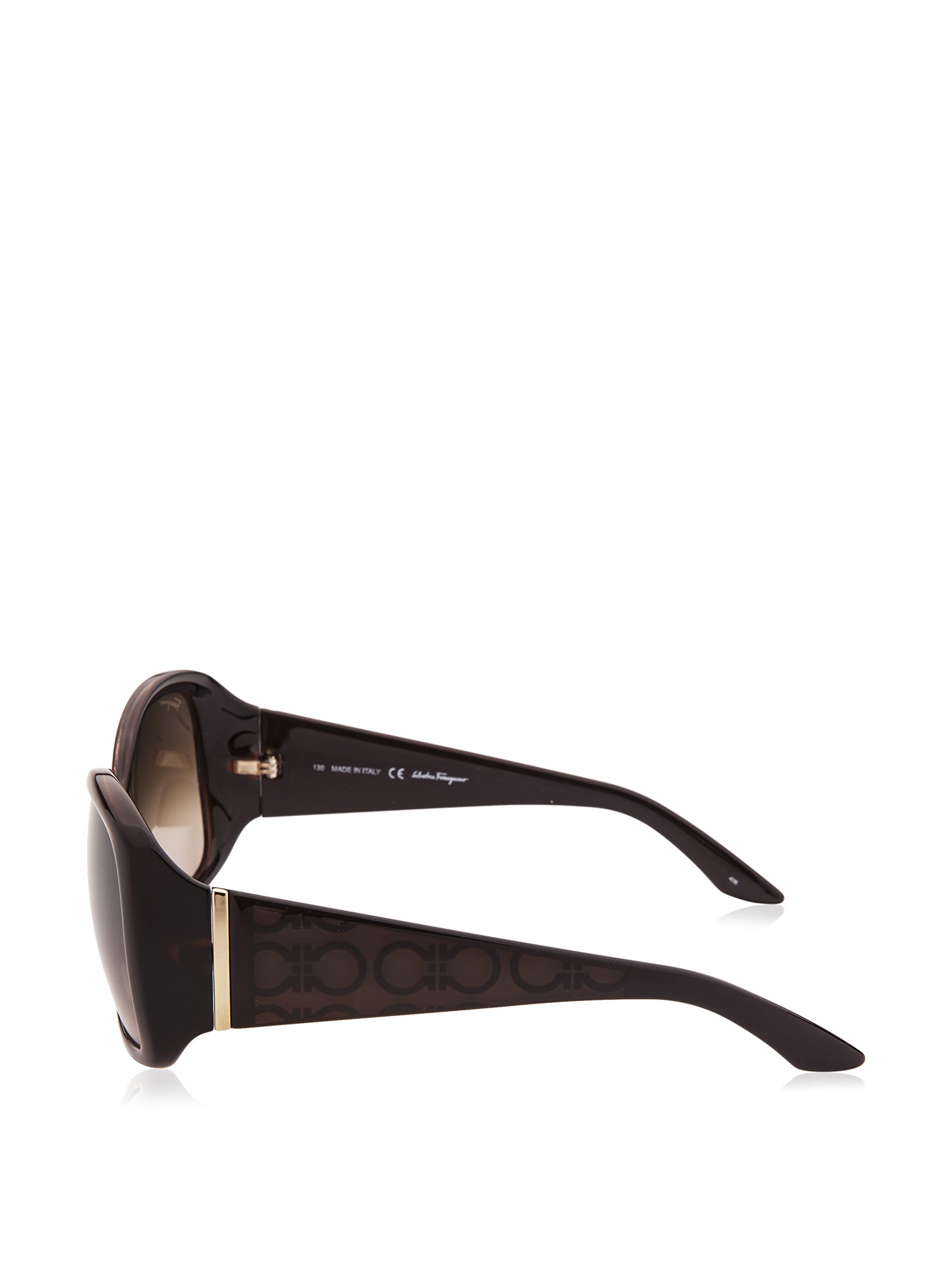 Salvatore Ferragamo Women's SF722S Sunglasses, Brown