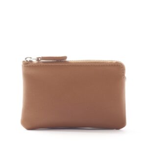 leatherology cognac card pouch