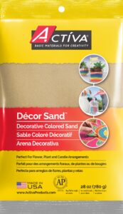 activa 4295 decor sand, 28oz - light brown