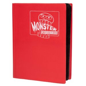 monster protector mb-4p-mrd 4-pocket - matte red