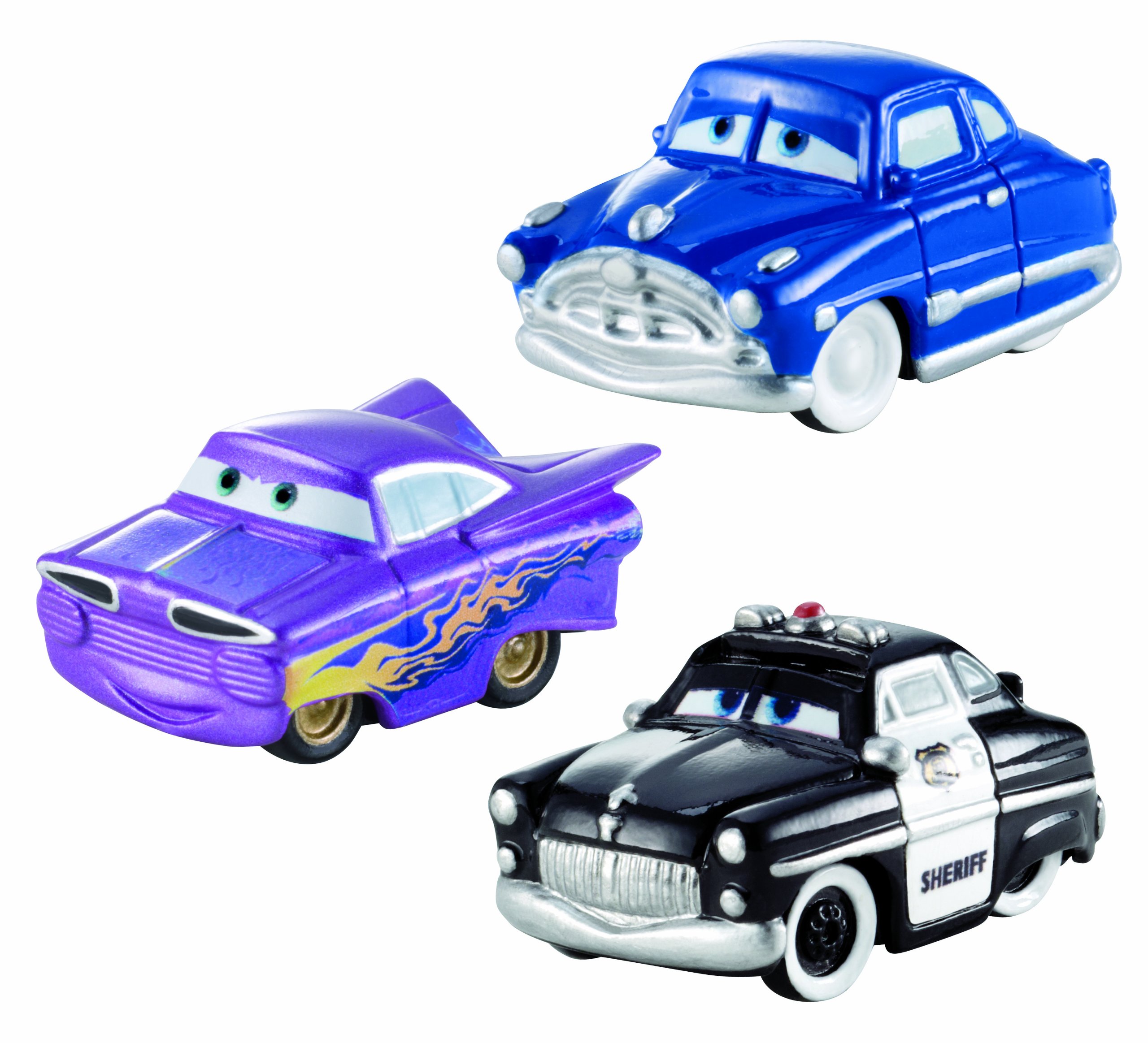 Disney Cars Toys Micro Drifters Cars, 7-Pack