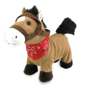 Cuddle Barn – Gallop The Musical Horse | Animated Plush Toy | Gallops, Trots, and Sings “Giddy Up, Lil’ Cowboy” | Stuffed Animal 10”