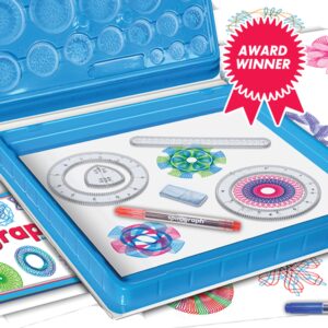 Spirograph Deluxe Set –Arts and Crafts, Kids Toys, Art Supplies, Craft Supplies, Drawing Kit, Spiral Art, Classic Gear Design Kit, Build-in Case, Pens, Design Sheet Included, Ages 8+