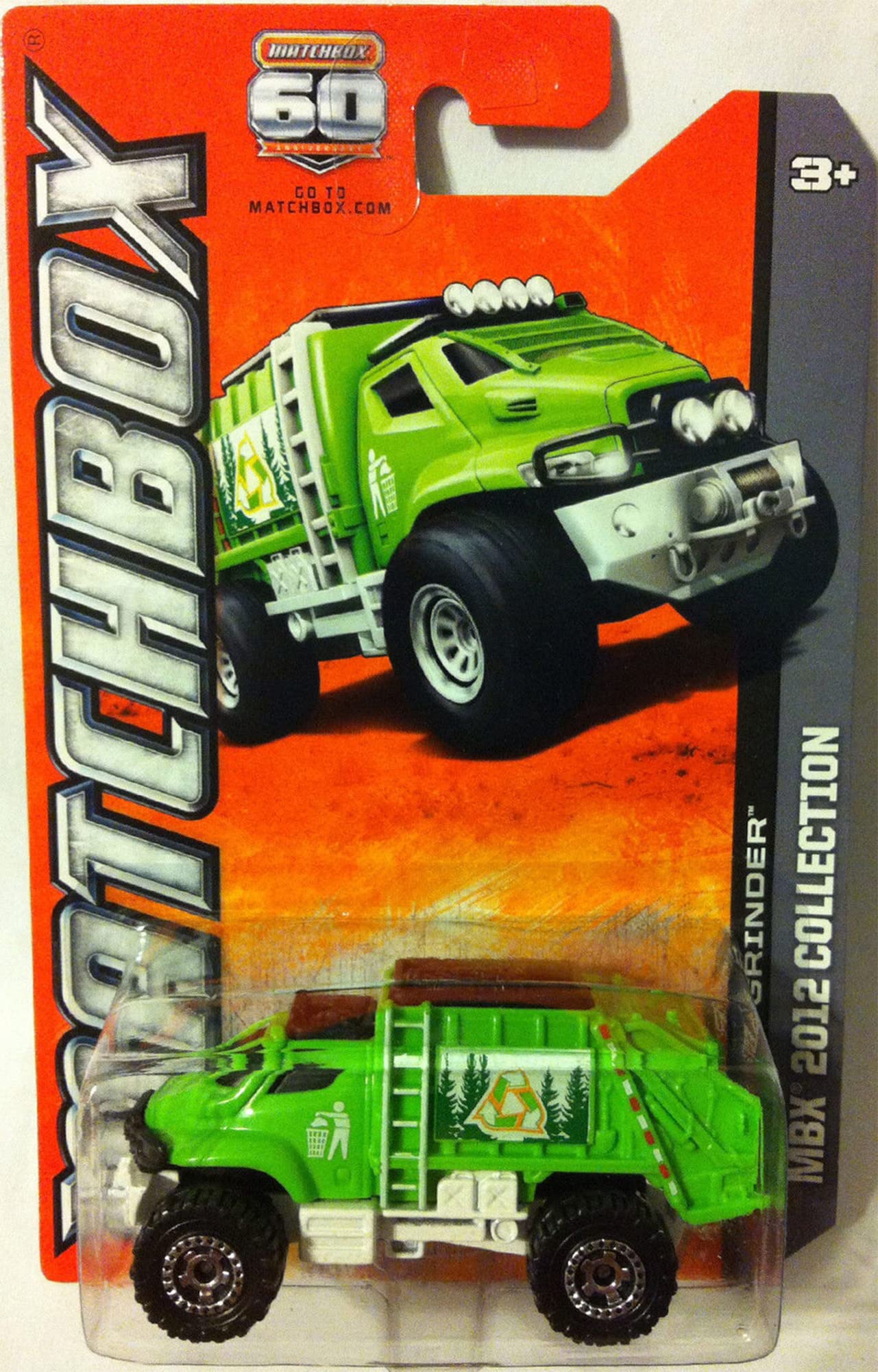 Matchbox 2012, Garbage Grinder Truck, MBX City 10/10. 1:64 Scale.