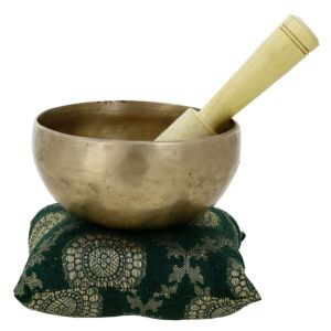 singing bowl for healing through vibration touch bell metal art india