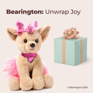 Bearington Chichi Chihuahua Stuffed Animal Toy Puppy Dog with Tutu, 13"