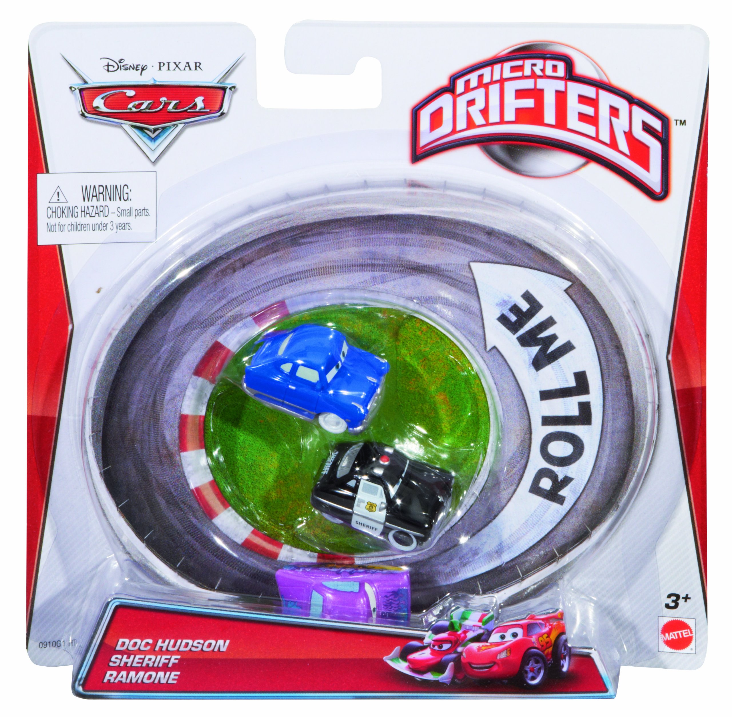 Disney Cars Toys Micro Drifters Cars, 7-Pack