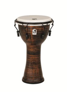 toca tf2dm-10sc freestyle ii mechanically tuned 10-inch djembe - copper spun finish