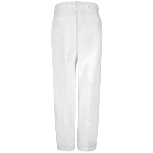 Red Kap Men's Specialized Work Pant, White, 30x32