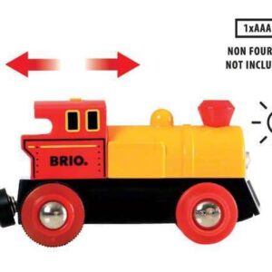 BRIO World Battery Operated Action Train - Dynamic 3 Piece Toy Train Set | Perfect for Kids Ages 3+ | Fun and Educational | Compatible with All Railway Toys