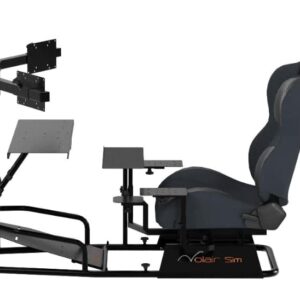 Volair Sim Universal Flight or Racing Simulation Cockpit Chassis with Triple Monitor Mounts