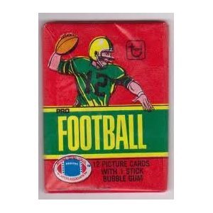 1980 topps football wax pack from fresh box- nfl rookie gems