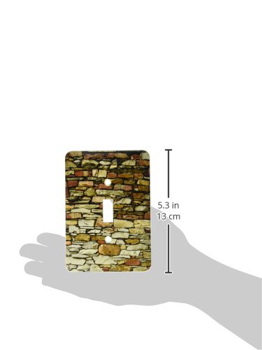 3dRose lsp_82734_1 England, Lake District, Stone Pattern - Eu33 Cmi0069 - Cindy Miller Hopkins - Single Toggle Switch