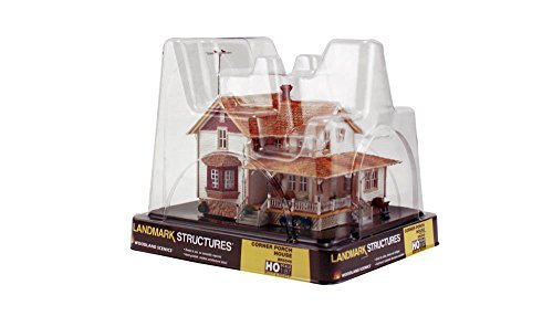 Micro-Mark Woodland Scenics Landmark Structures Built & Ready Corner Porch House, HO Scale