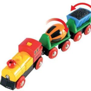 BRIO World Battery Operated Action Train - Dynamic 3 Piece Toy Train Set | Perfect for Kids Ages 3+ | Fun and Educational | Compatible with All Railway Toys