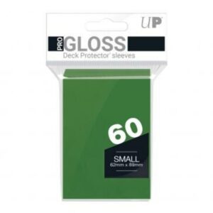 ultra pro sleeves 60 d10 card game (small, green)