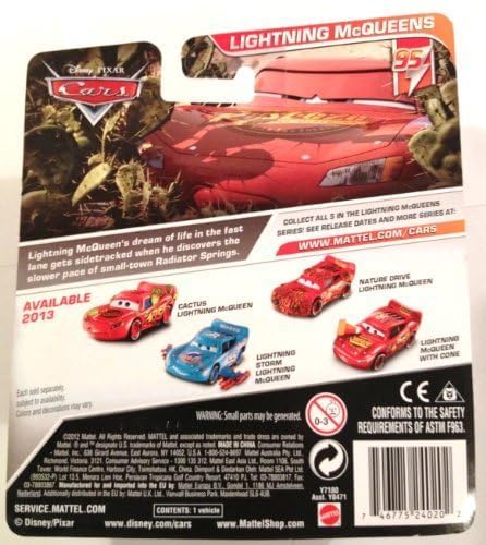 Cars 95 Lightning McQueens Lightning McQueen with Cone Die Cast Vehicle