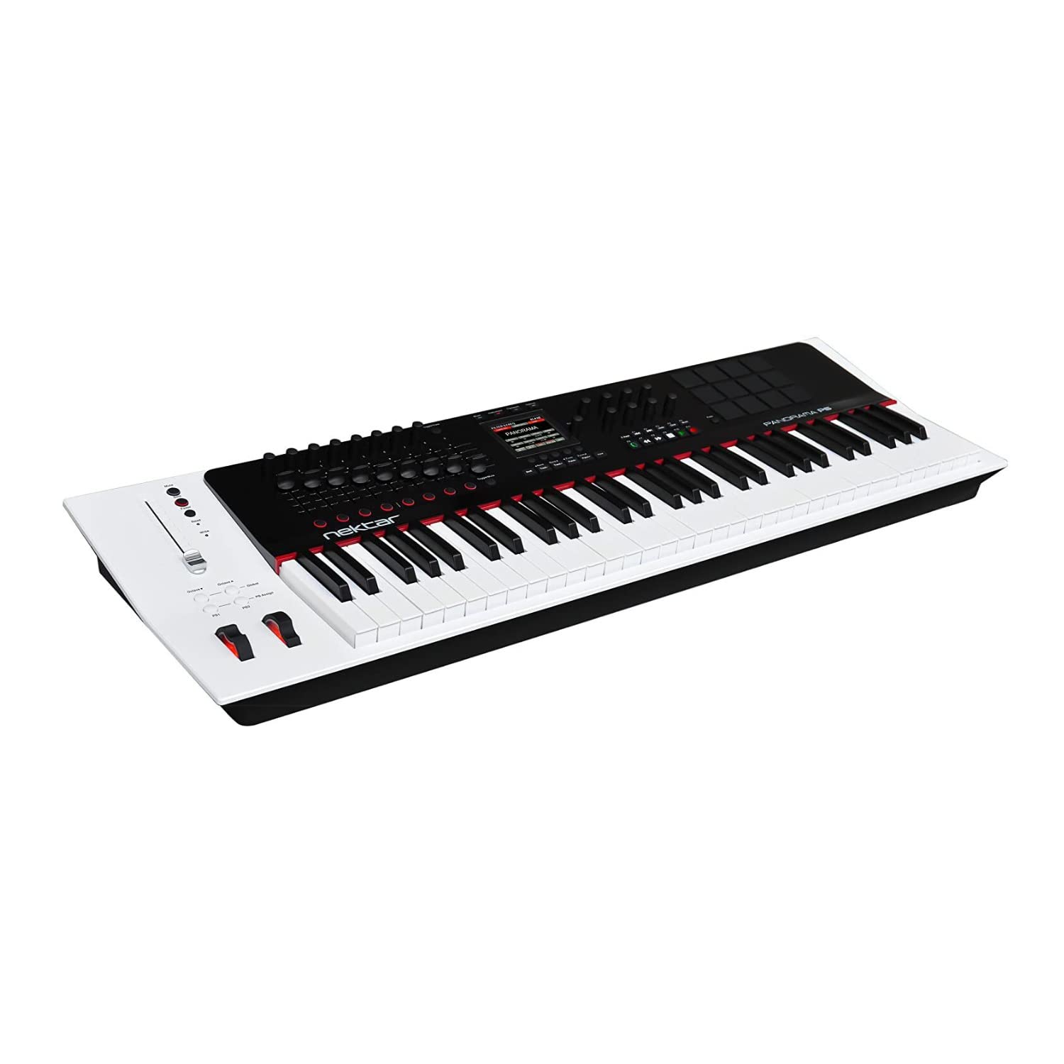 Nektar Panorama P6 - USB MIDI Controller Keyboard with Nektar DAW Integration, White, 61 Keys