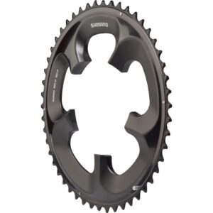 shimano fc-6750 compact chainring - 110mm, 34t, dark grey