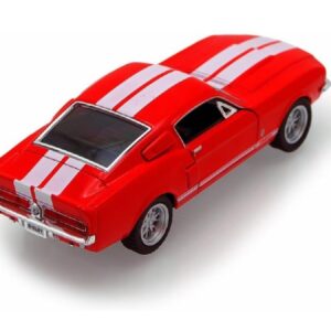 KiNSMART 1967 Ford Shelby Mustang GT500 Red 1:38 Scale 5 Inch Diecast Model Toy Car