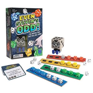 educational insights even steven's odd, dice-rolling, adding and subtracting challenge game, fun & fast-paced family game